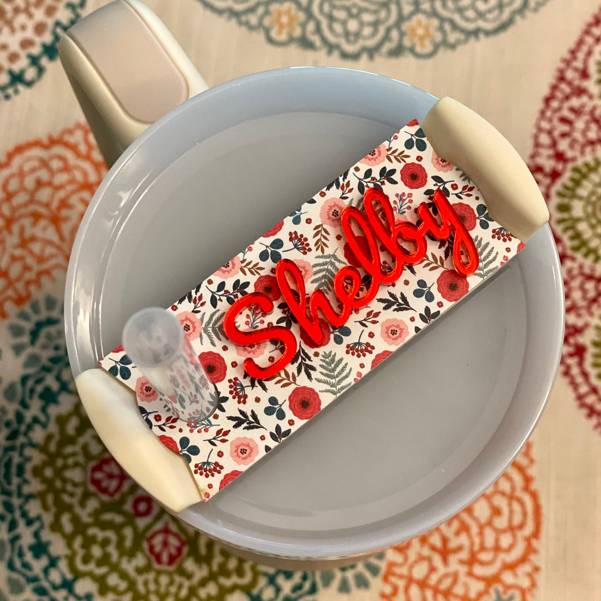 Personalized Tumbler Name Plate: Patterns